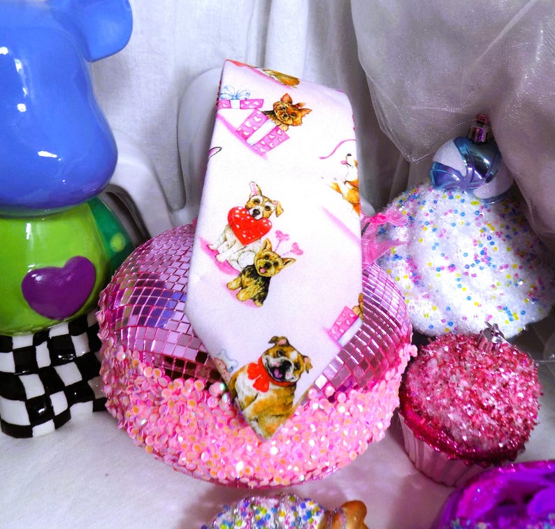 Necktie: Puppy Lover Ties Pity Party by Faithlyn Melvage From the Madd ...