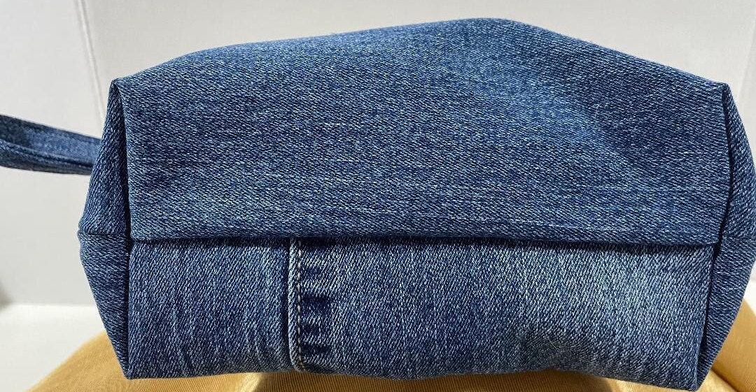 Denim Bag.upcycled,repurposed, Reclaimed Jeans Bag Zippered 1 - Etsy