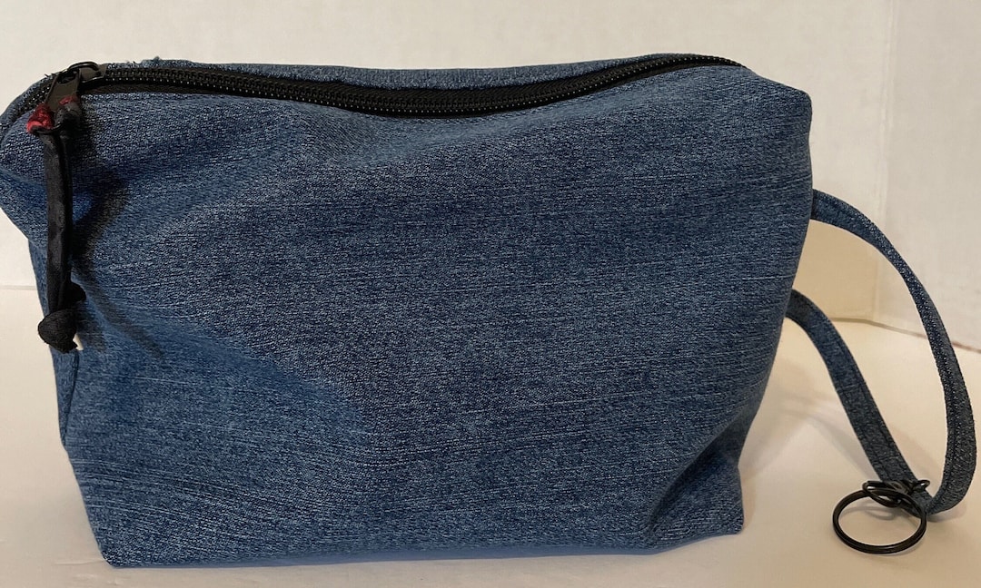 Denim Bag.upcycled,repurposed, Reclaimed Jeans Bag Zippered - Etsy