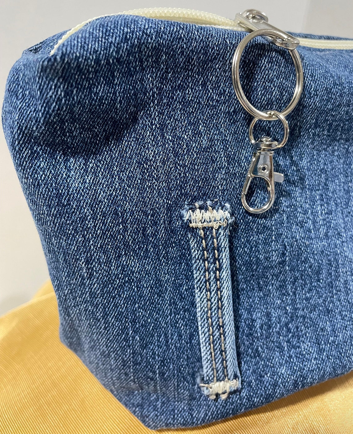 Denim Bag.upcycled,repurposed, Reclaimed Jeans Bag Zippered 1 - Etsy