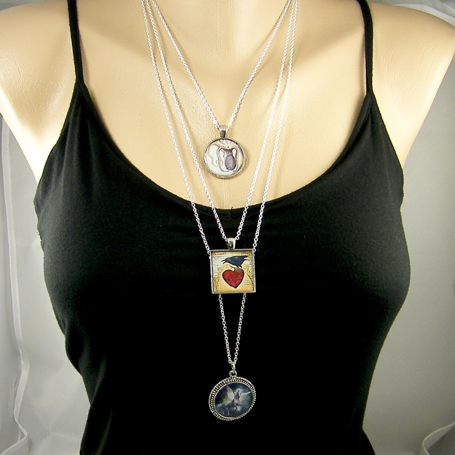 24 Inch Silver Chain 24 Inch Silver Necklace Chain Medium Link - Etsy