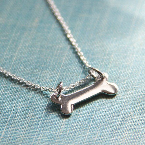 Dog Bone Necklace - Etsy