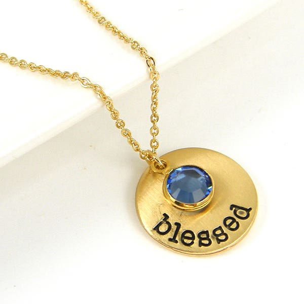 Blessed Necklace - Etsy