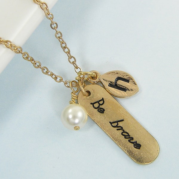 Be Brave Necklace - Etsy
