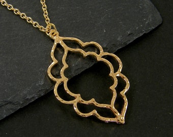 Arabesque Pendant Necklace. One of A Kind Sterling Silver - Etsy