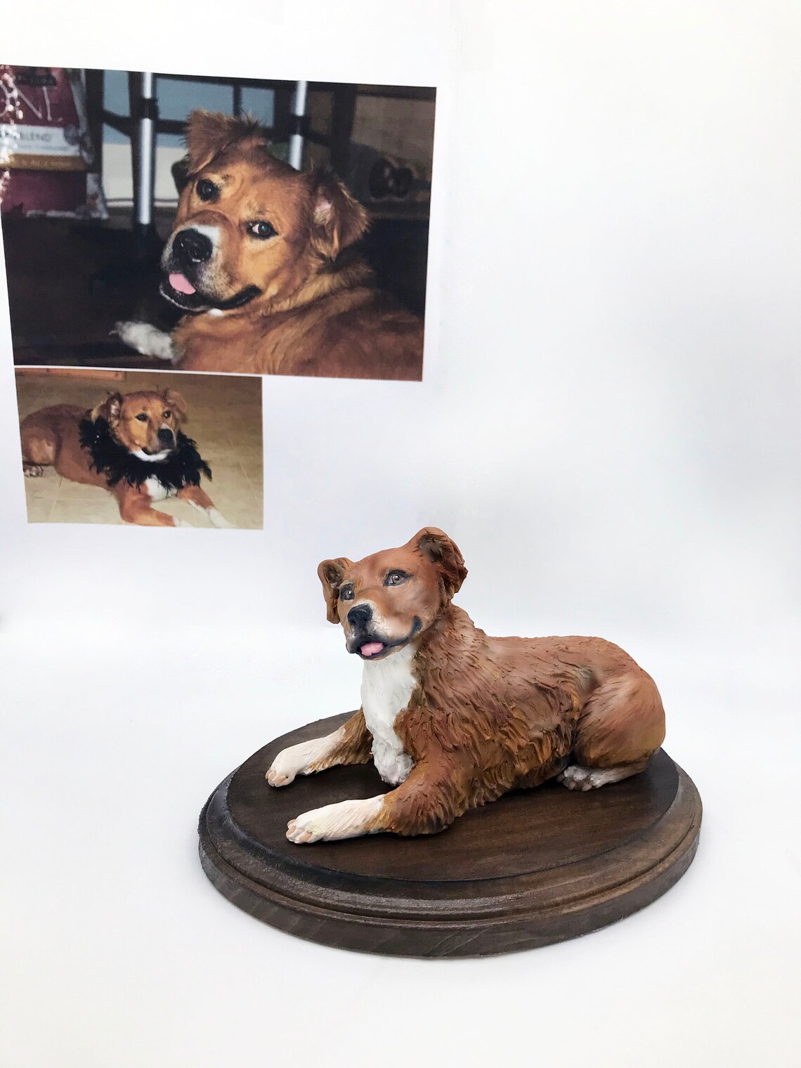 Custom Dog Portrait Sculpture Memorial Pet Sculpture - Etsy