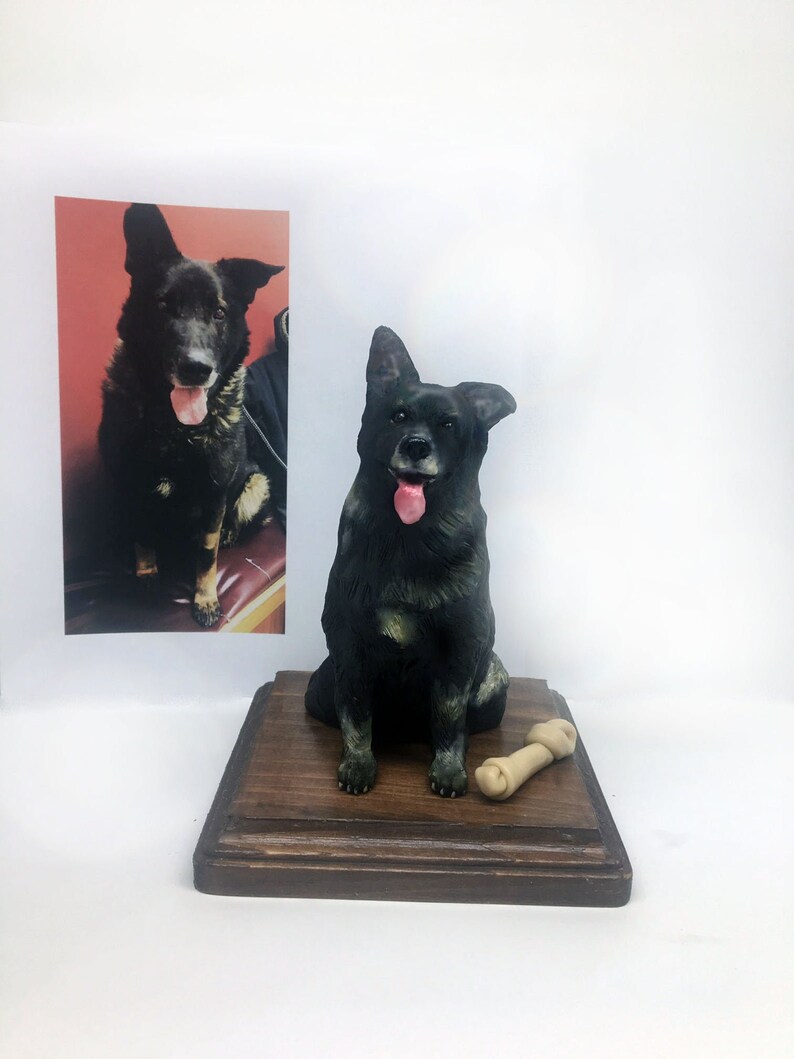 Custom Dog Portrait Sculpture Memorial Pet Sculpture - Etsy