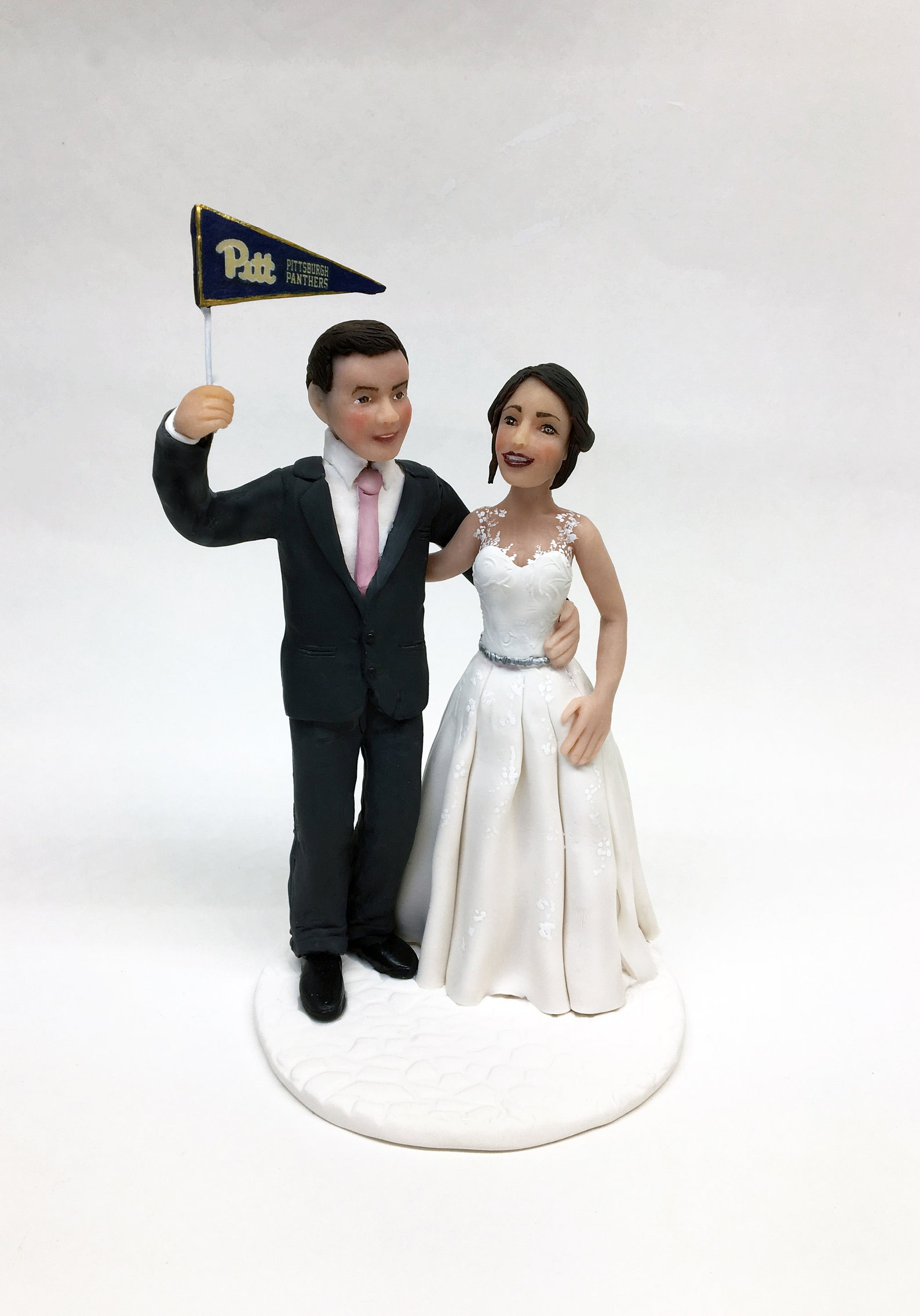 Wedding Cake Topper of Bride and Groom From Your Ideas and - Etsy