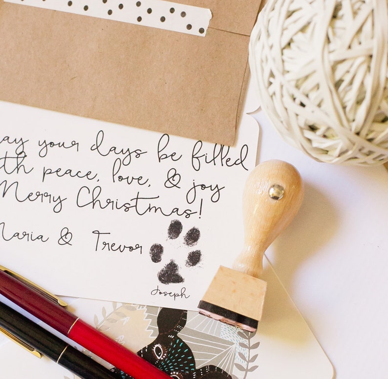 Pet Paw Print Stamp Custom Paw Stamp Pet Christmas Rubber Etsy pet-paw-print-stamp-custom-paw-stamp-pet-christmas-rubber-etsy