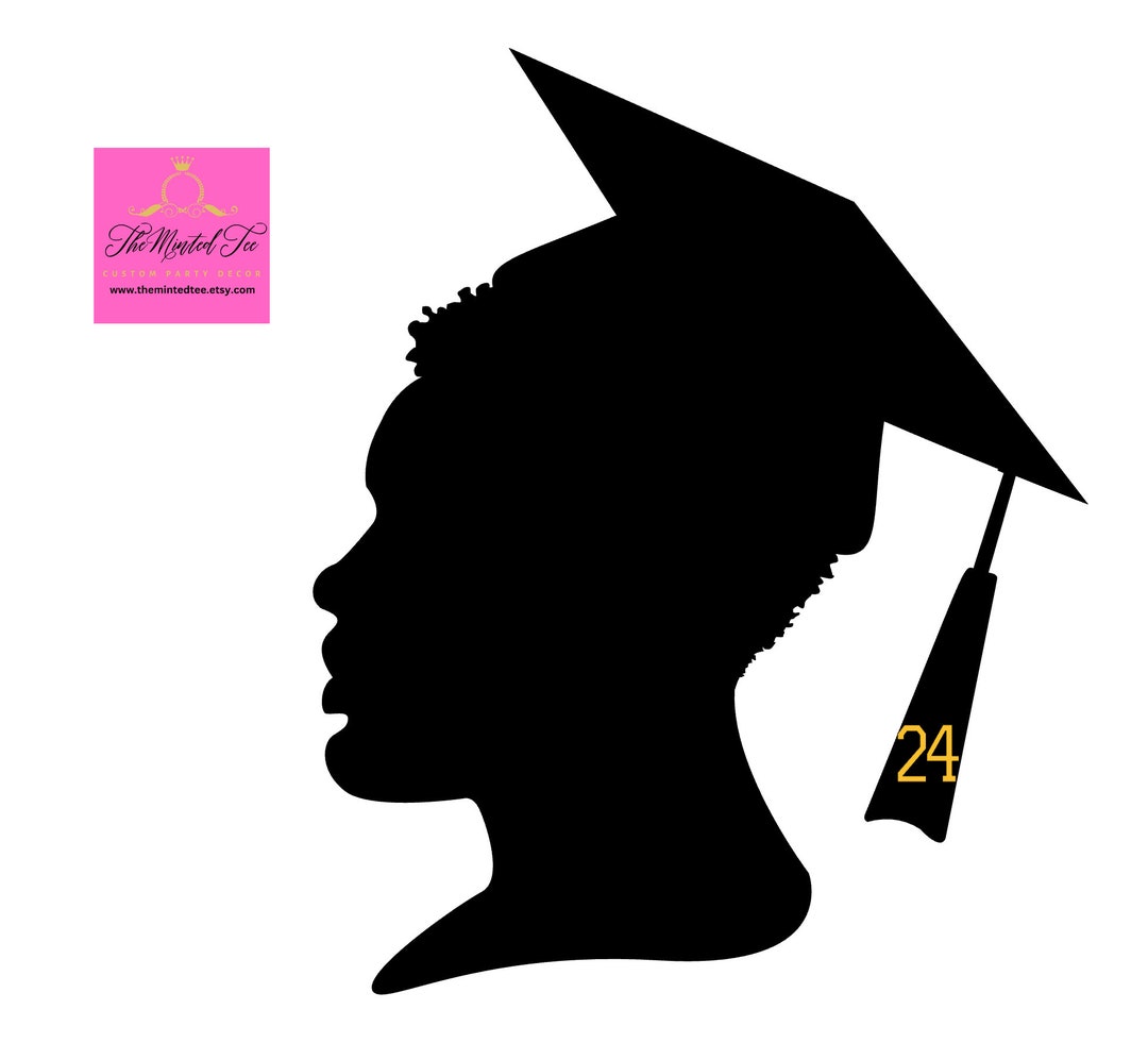 Class of 2024 DIY Graduation Centerpiece, Graduation Afro Boy ...