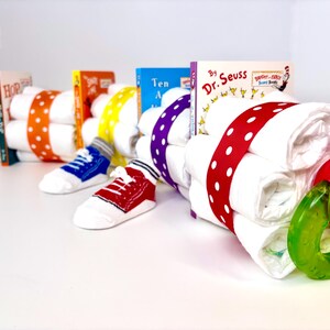 Book Worm Diaper Cake, Book Diaper Cake, Storybook Baby Shower, Diaper ...