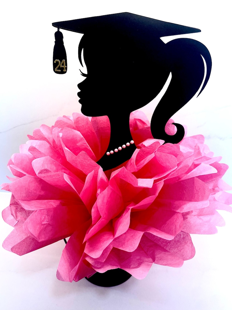 DIY Graduation Cut Out ONLY, Graduation Girl Silhouette Cut Out, Cake ...