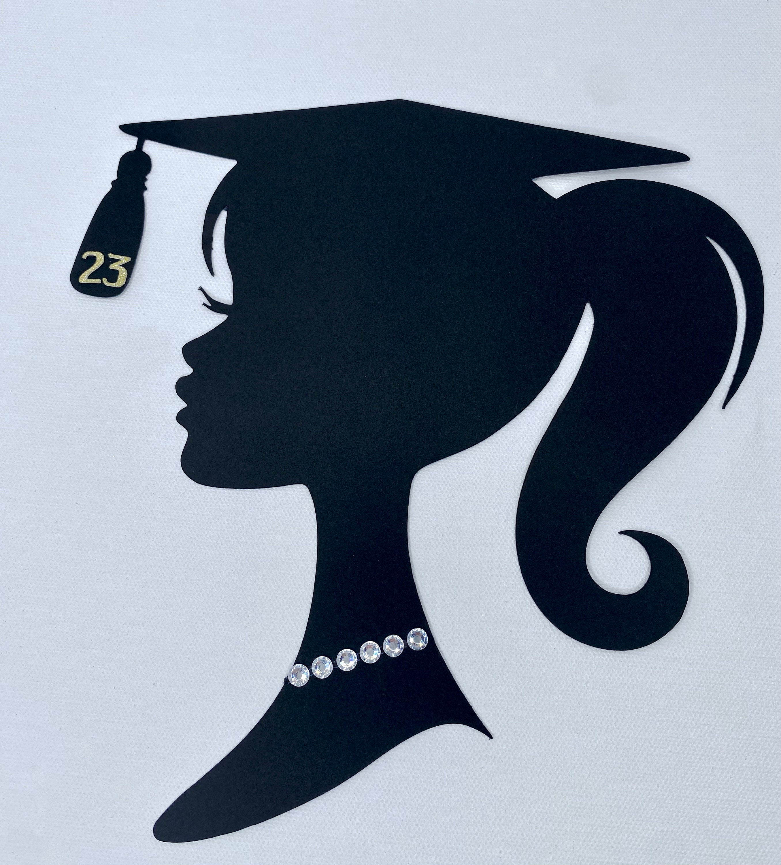 Graduation Girl Silhouette