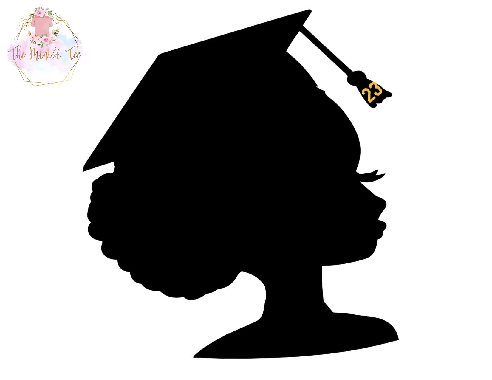 Girl Graduate Silhouette