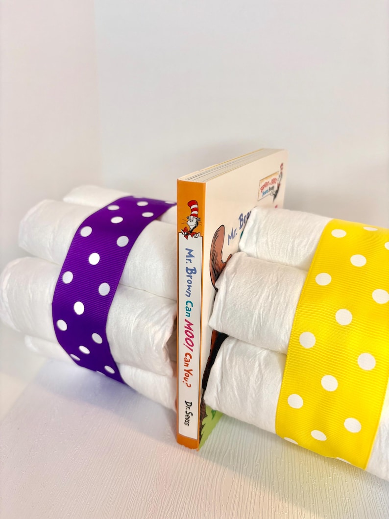 Book Worm Diaper Cake, Book Diaper Cake, Storybook Baby Shower, Diaper ...