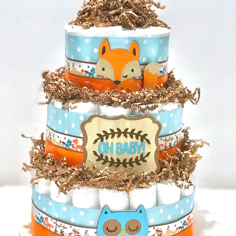 Fox Diaper Cake - Etsy