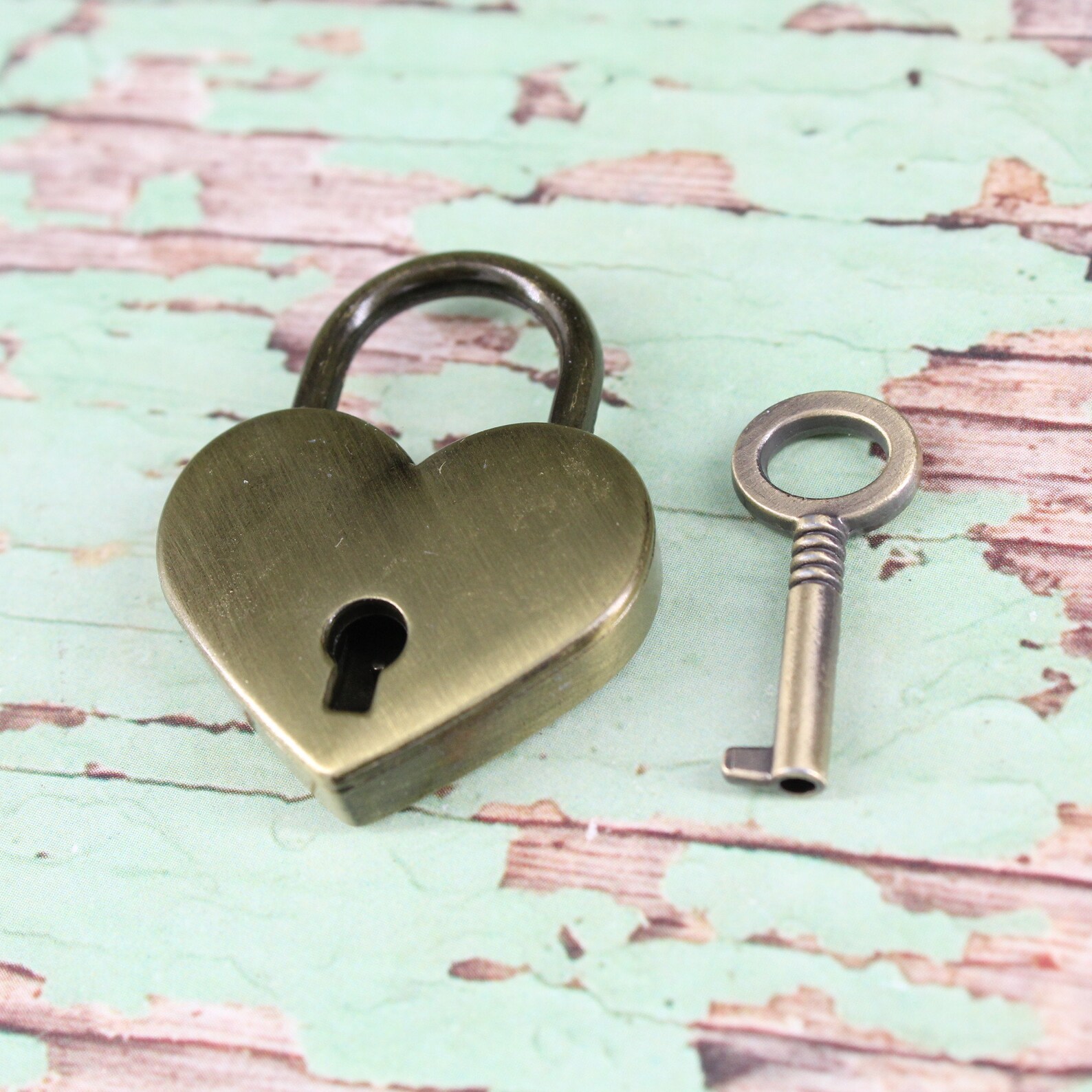Heart Lock and Key Set Padlock With Key Wedding Locks and Keys Working ...