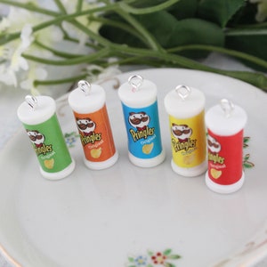 Assorted Mini Potato Chip Resin Charms 3D Resin Pendants Handmade DIY ...