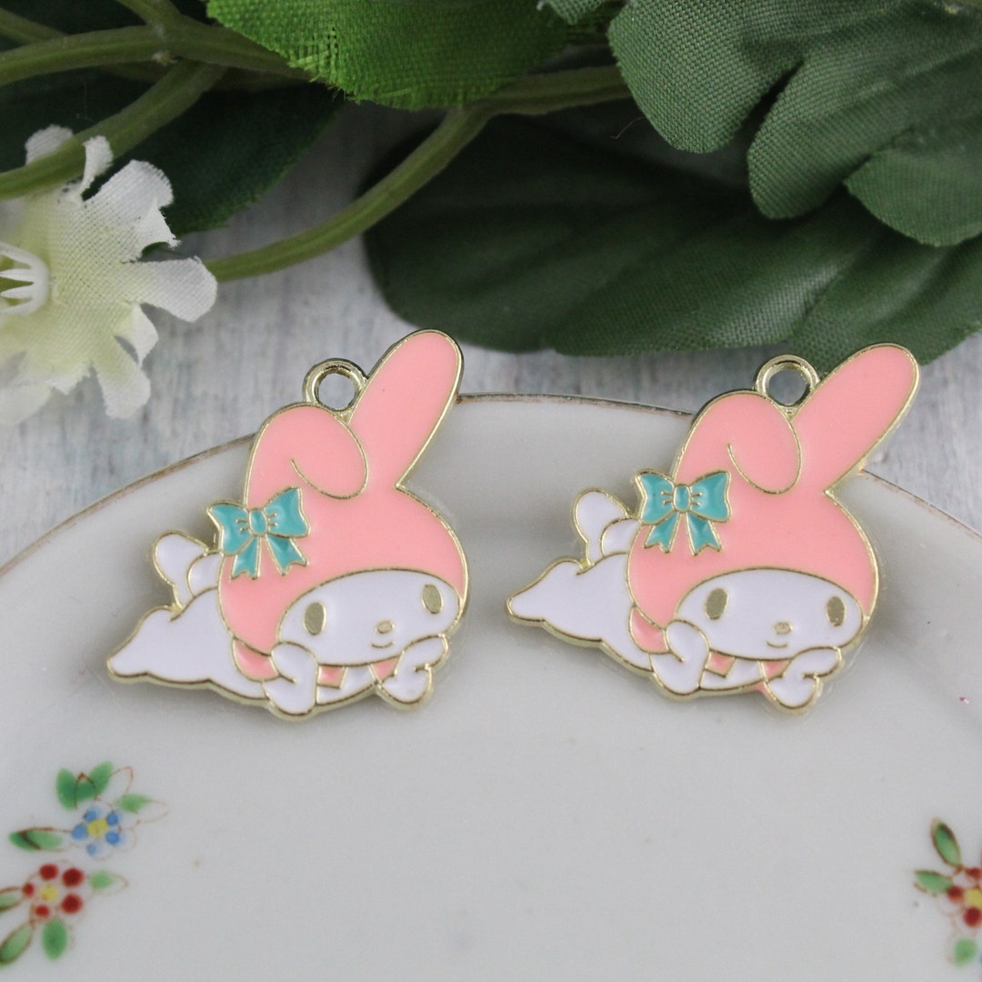 Set of 10 Mini Cartoon Gold Tone Enamel Charms Enamel Pendants Handmade ...