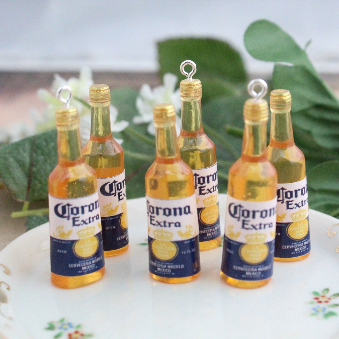 Mini Bottle Beer Resin Charms 3D Resin Pendants Handmade DIY Jewelry ...