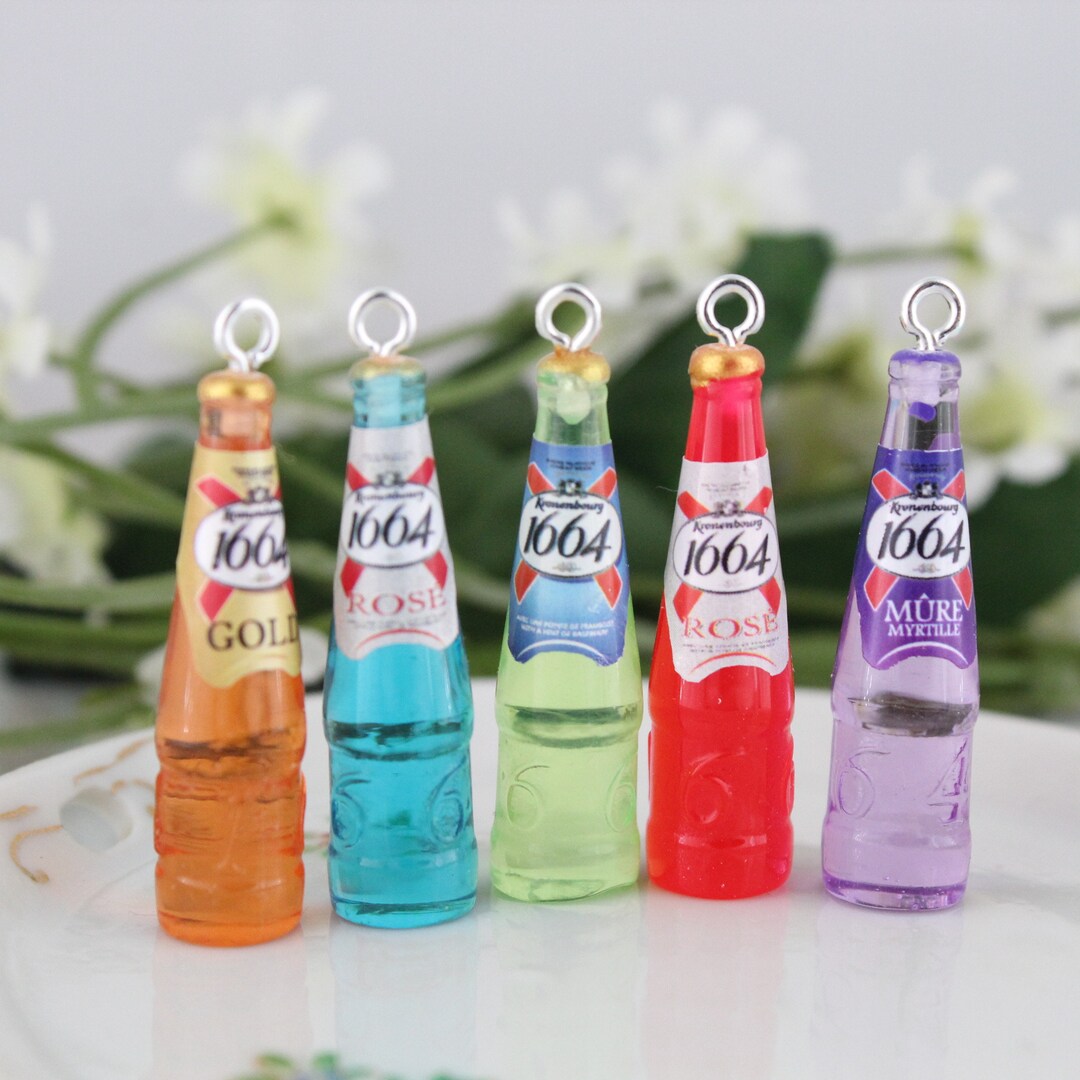 Assorted Mini Bottle Soda Resin Charms 3D Resin Pendants Handmade DIY ...