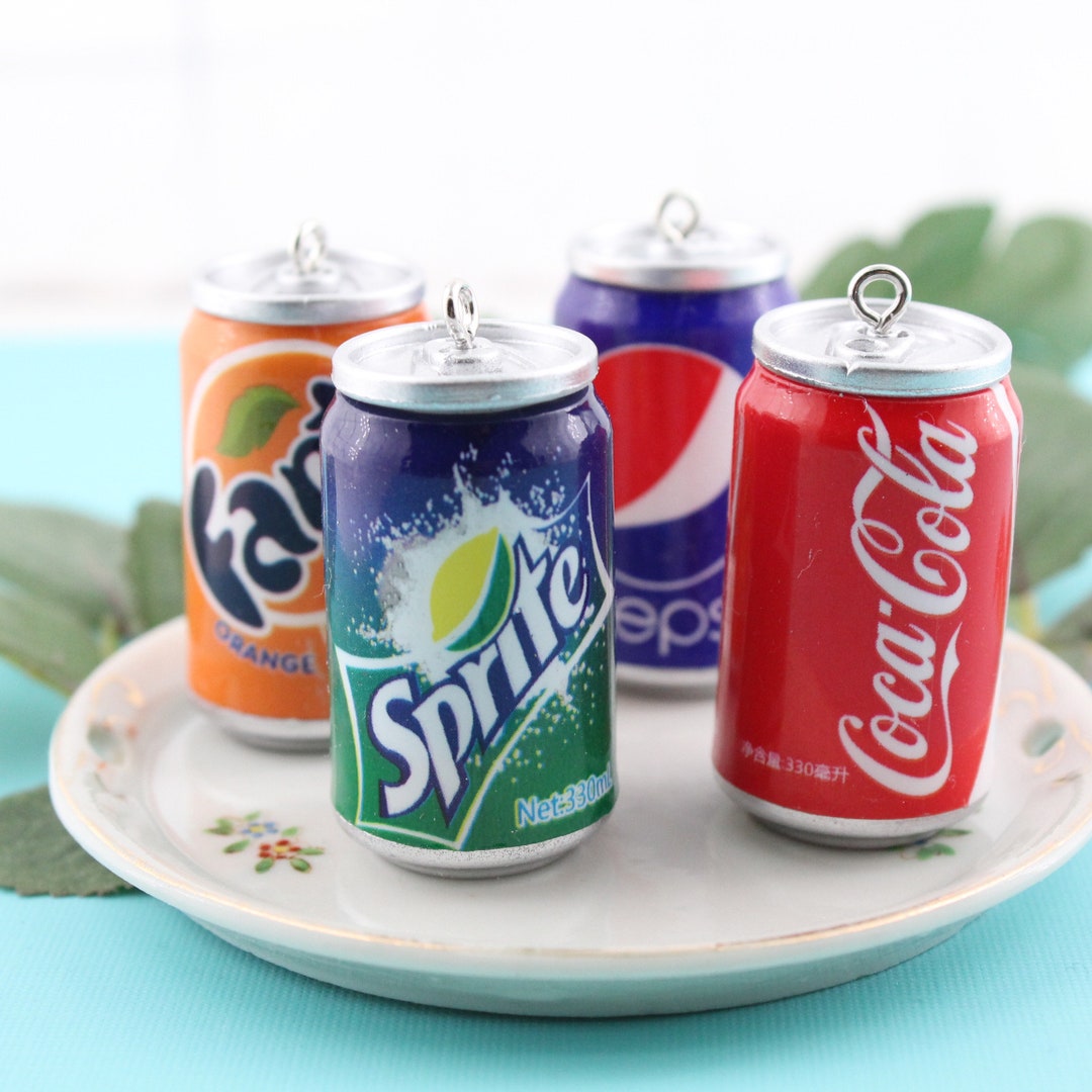 Mini Soda Can Enamel Charms 3D Enamel Pendants Handmade DIY Jewelry ...