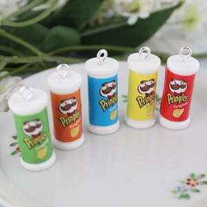 Assorted Mini Potato Chip Resin Charms 3D Resin Pendants Handmade DIY ...