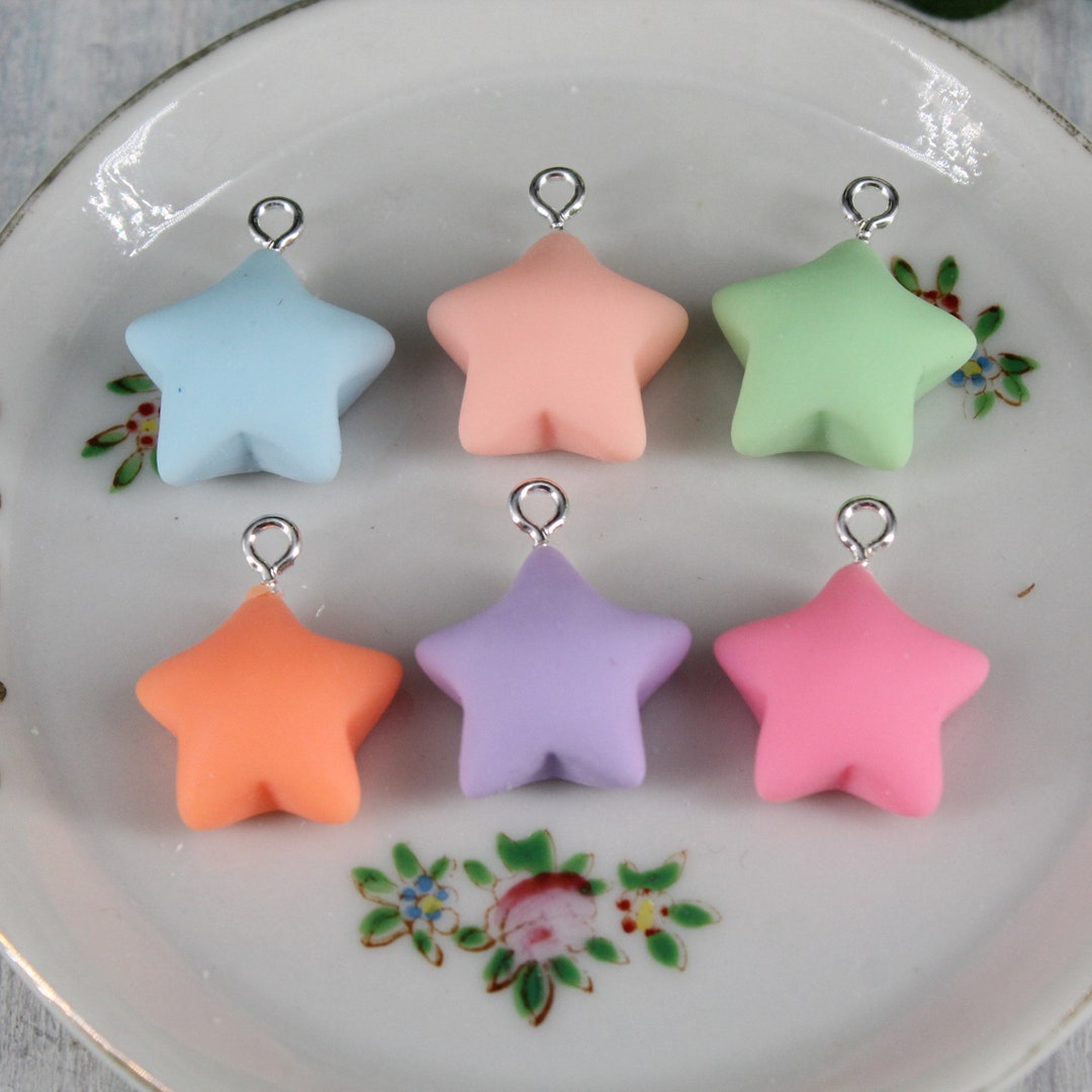 Assorted Mini Heart Shape Resin Charms Flat Back Cabochon Packs ...