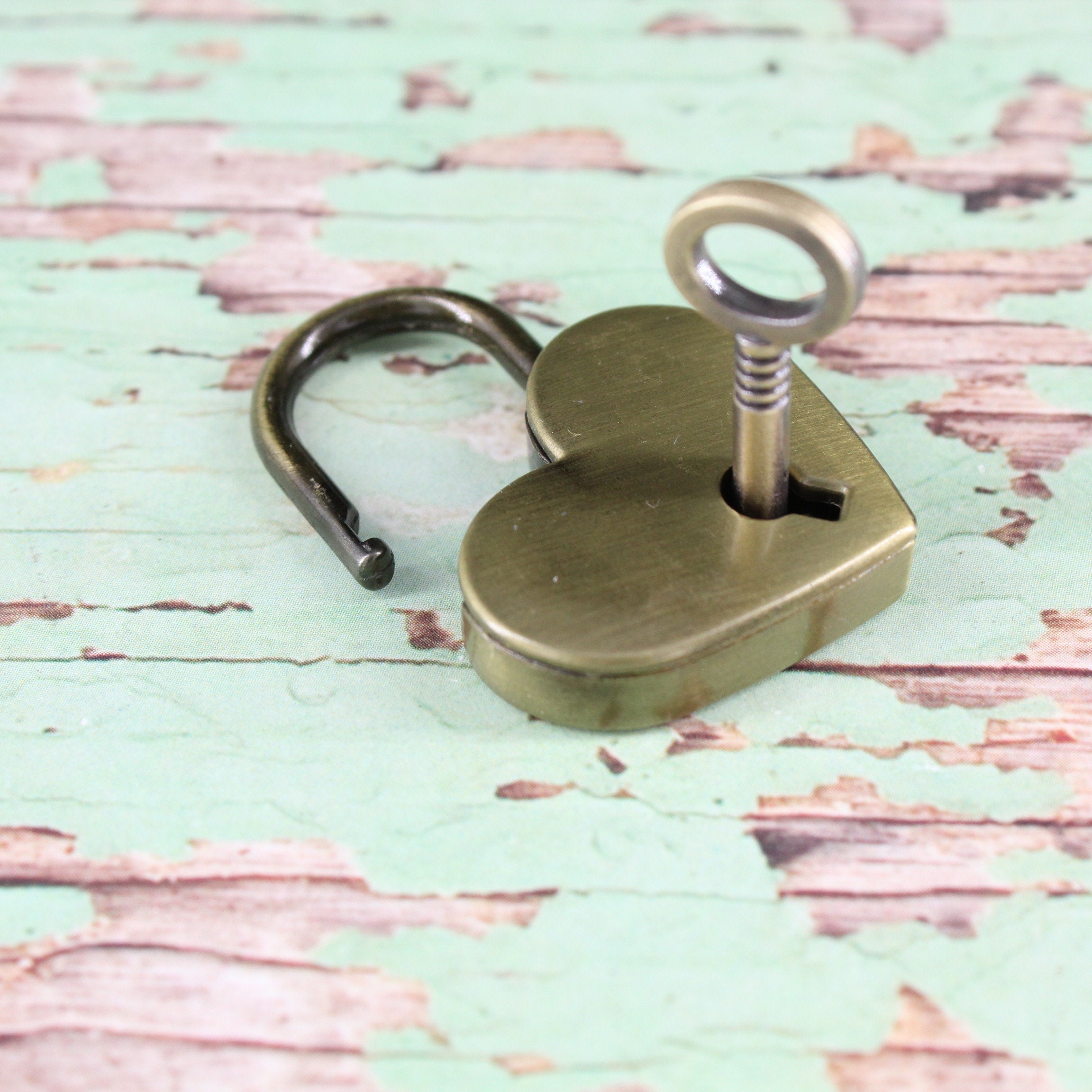 Heart Lock and Key Set Padlock With Key Wedding Locks and Keys Working ...