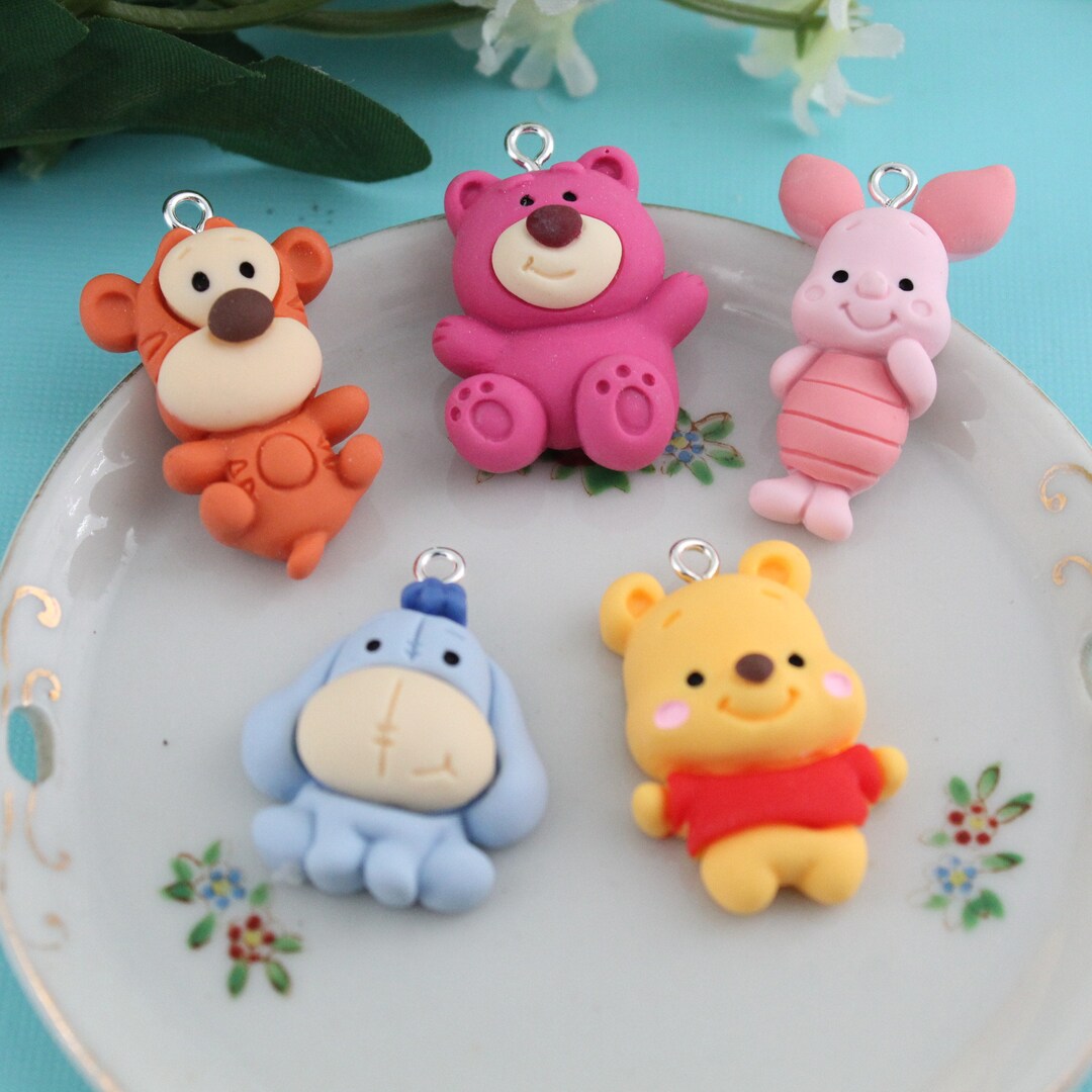 Assorted Mini Cartoon Resin Charms Flat Back Cabochon Packs Handmade ...