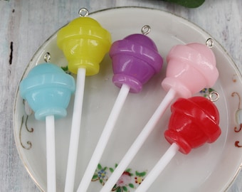 Mini Coffee Cup Resin Charms 3D Resin Pendants Handmade DIY Jewelry ...