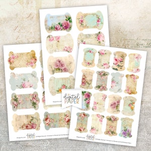 Vintage Thread Spool Cards, Ribbon, Lace, Vintage Ephemera, Junk ...