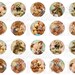 Teddy Bears - Circles Image - Digital Collage Sheet - 1 X 1 Inch ...