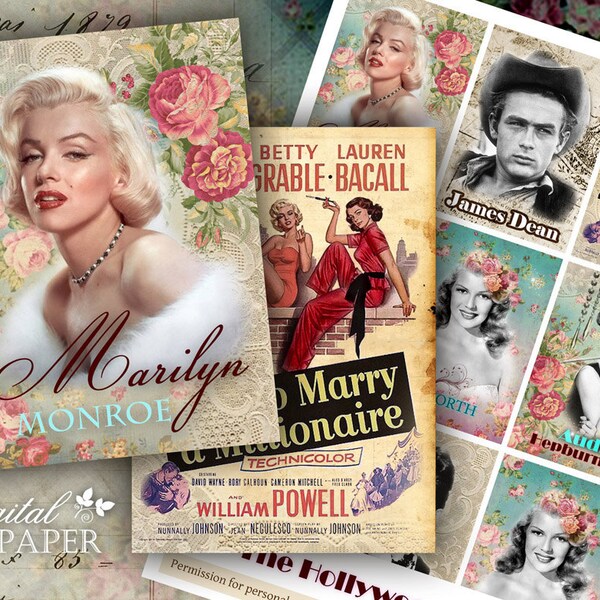 Hollywood Stars - Etsy