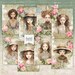 MATILDA and Sunflower Circles Image Digital Collage Sheet 1 X 1 Inch ...