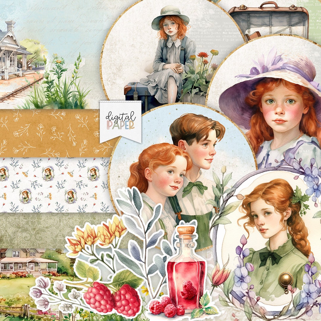 Anne of Green Gables, Printable Scrapbooking Kits, Journal Pages ...