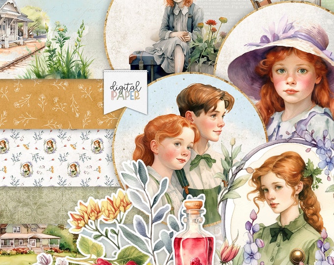 Anne of Green Gables PNG Clipart | Room Décor | Anne Shirley Clipart ...
