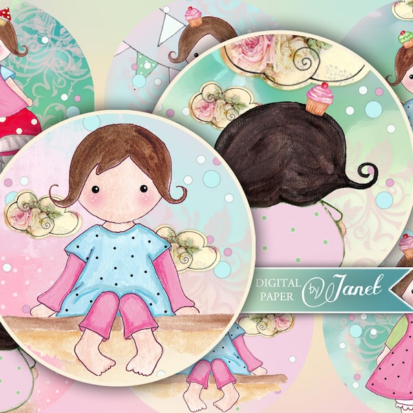 Matilda Cupcake Toppers - Etsy