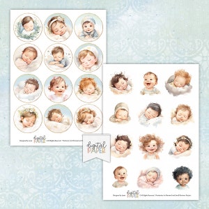 Printable Baby Born Set, Paper Craft, Cardmaking, Cricut, Baby Gift ...