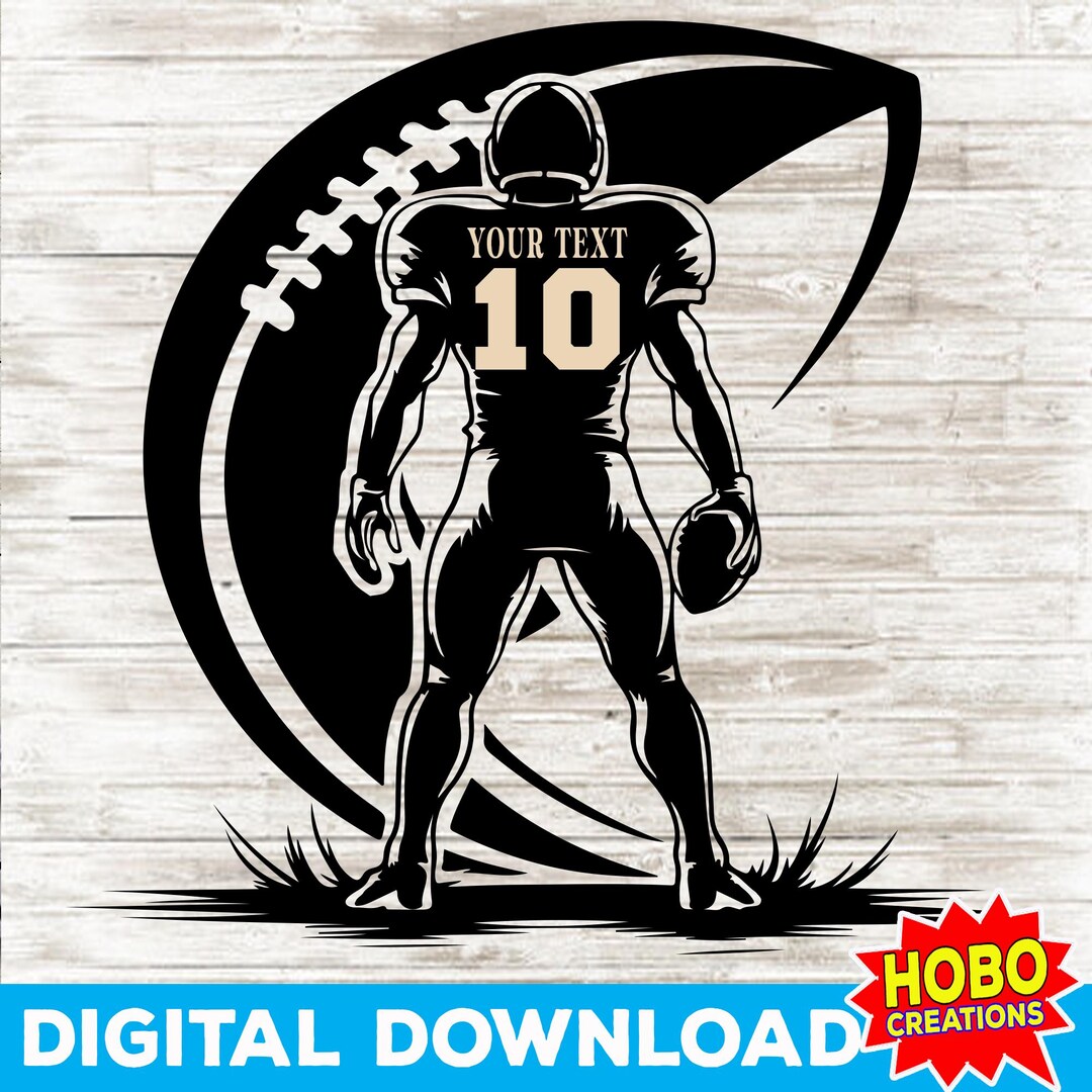 Football Player Svg, Sports Svg, Football Svg, Customized Football ...