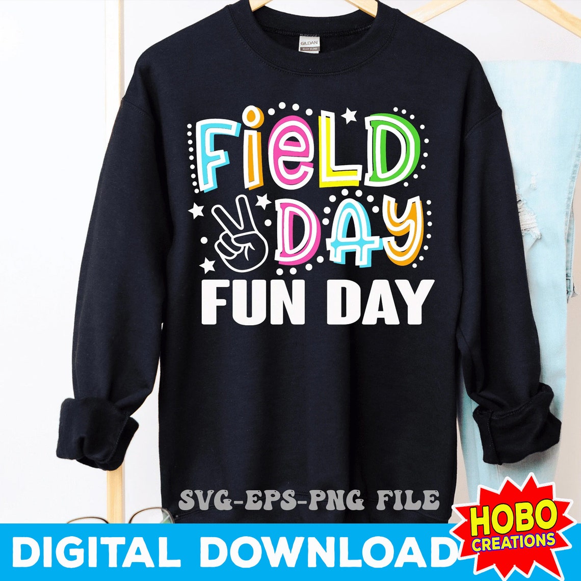 Field Day Fun Day SVG, Field Day 2024 Svg, Funny School Game Day Svg ...