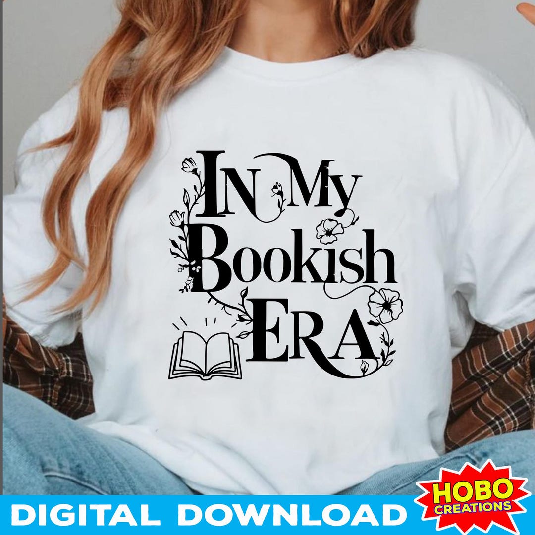 In My Bookish Era SVG PNG, Reading Svg, Bookish Svg, Book Lover, Reader ...