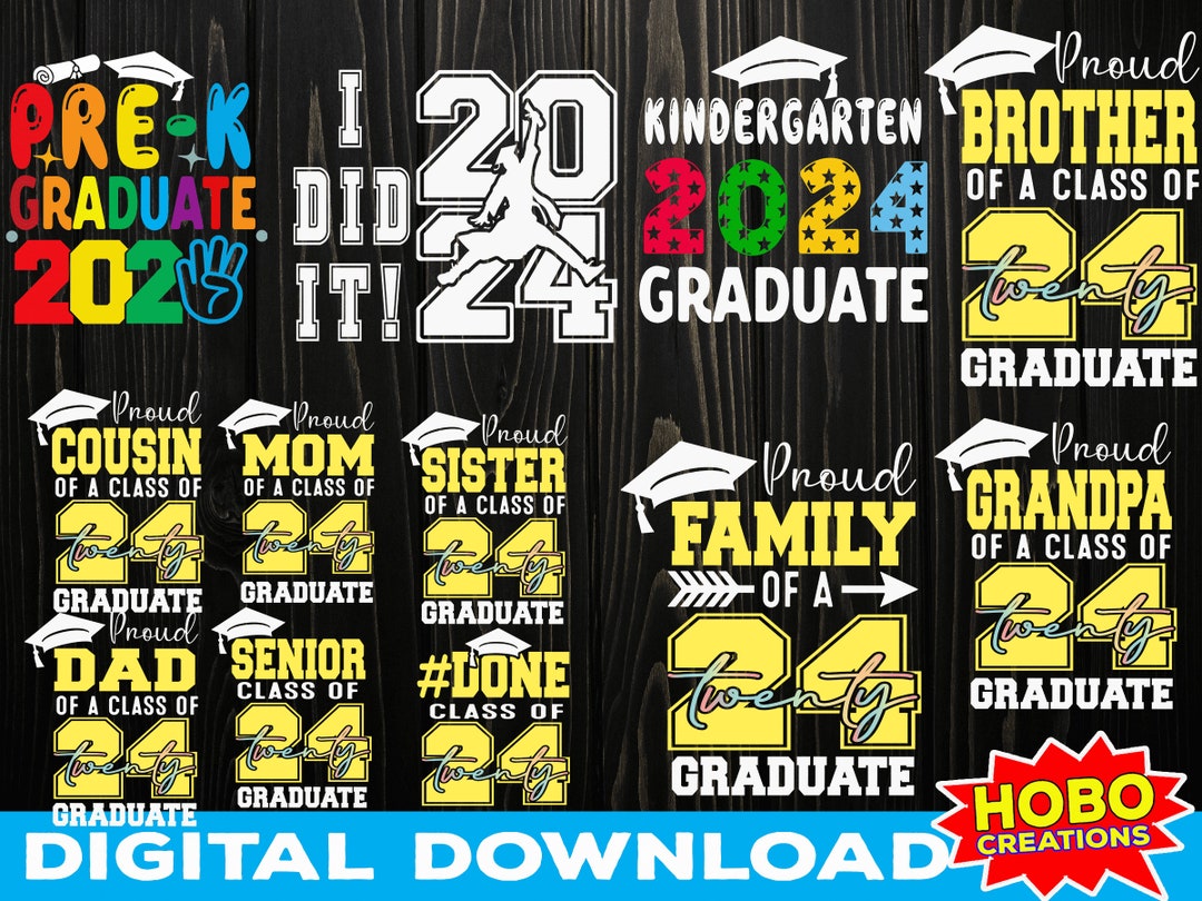 Graduation 2024 SVG, Proud of 2024 Graduate Svg , Proud Mom of a 2024 ...