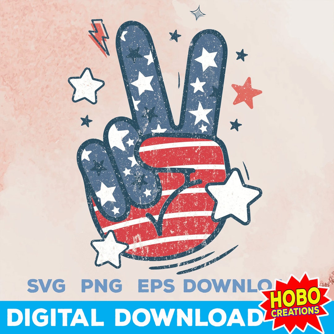 Groovy 4th of July SVG PNG, Retro America Svg, Independence Day Png ...