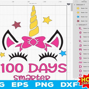 100 Days Smarter SVG,100 Days of School Svg,teacher Svg,school Shirt ...