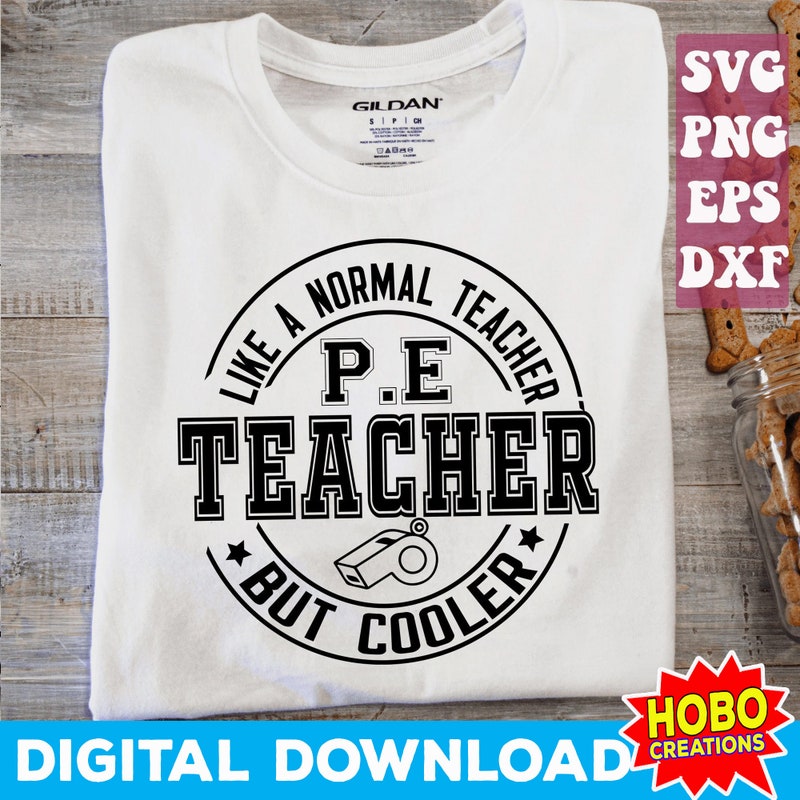 Pe Teacher Svg - Etsy