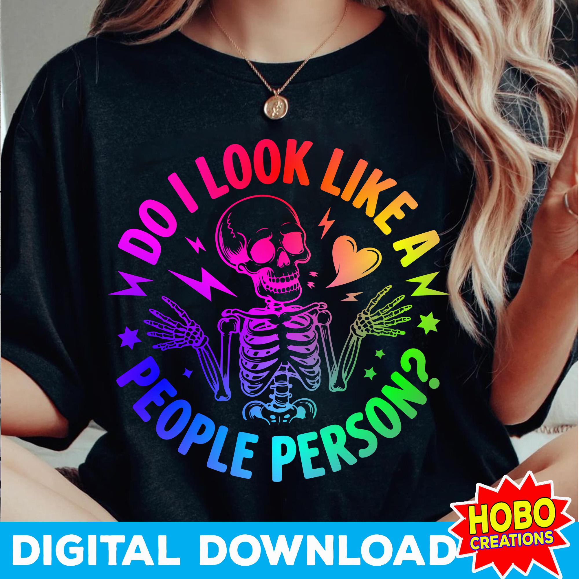 Do I Look Like a People Person SVG, Antisocial Funny Karma Snarky ...