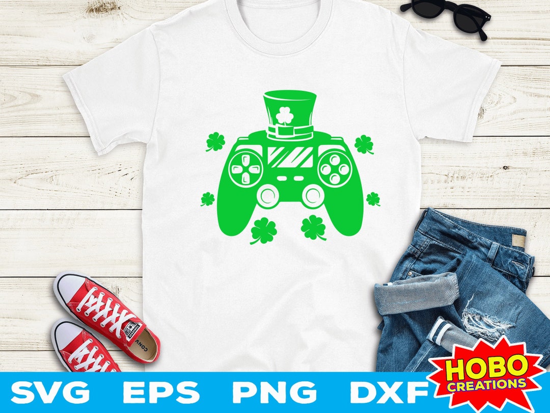 Video Game St Patricks Day Svg Gamer Boys Svg Game Controller Svg ...