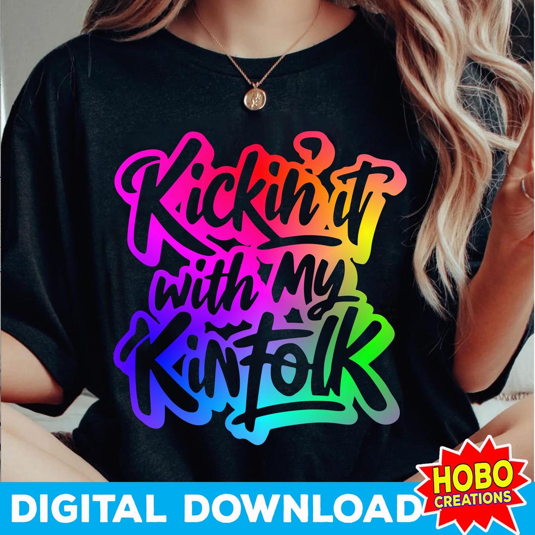 Family Reunion Svg, Kickin It With My Kinfolk Svg, Reunion Svg, Family Svg, Family Reunion Shirt ...