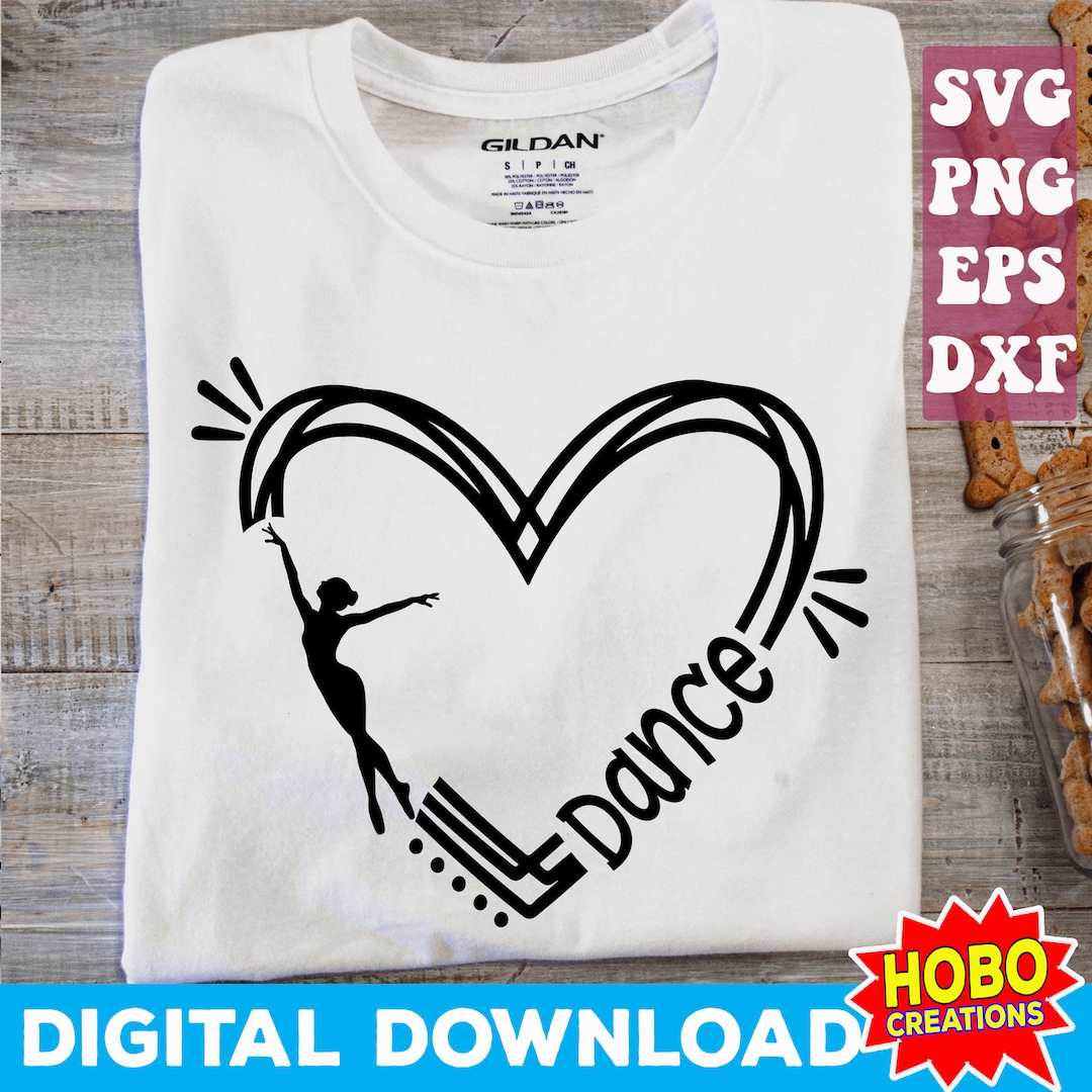 Dance Heart Svg, Dance Svg, Dance Png, Dancer Svg, Dance Mom Png, Dance ...
